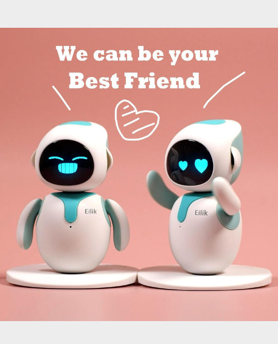 Buy Eilik Desktop Companion Robot (Blue) in Qatar - AlaneesQatar.Qa