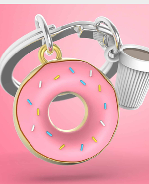 Buy Metalmorphose Donut Key Ring in Qatar - AlaneesQatar.Qa