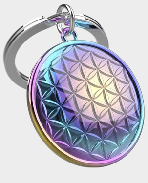 Buy Metalmorphose Flower of Life Key Ring in Qatar - AlaneesQatar.Qa