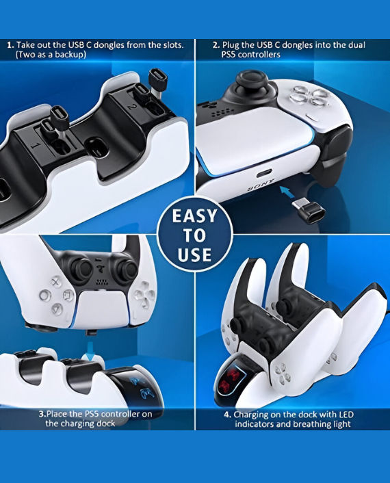 Buy OIVO Dual PS5 Controller Charging Station / For PlayStation 5 ...