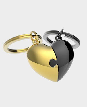 Buy Metalmorphose Puzzle Heart Key Ring in Qatar - AlaneesQatar.Qa