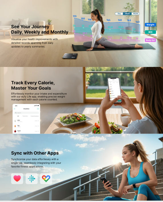 Buy Anker Eufy Smart Scale C20 in Qatar - AlaneesQatar.Qa