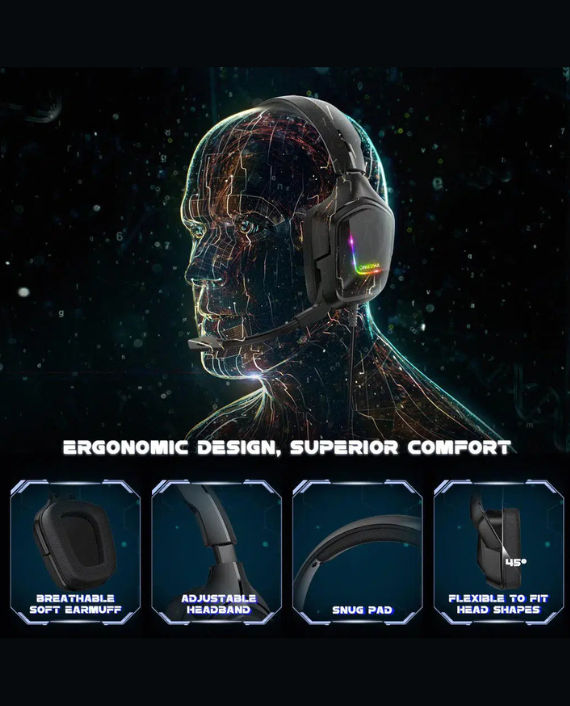 Buy Onikuma K20 RGB Wired Gaming Headset in Qatar - AlaneesQatar.Qa