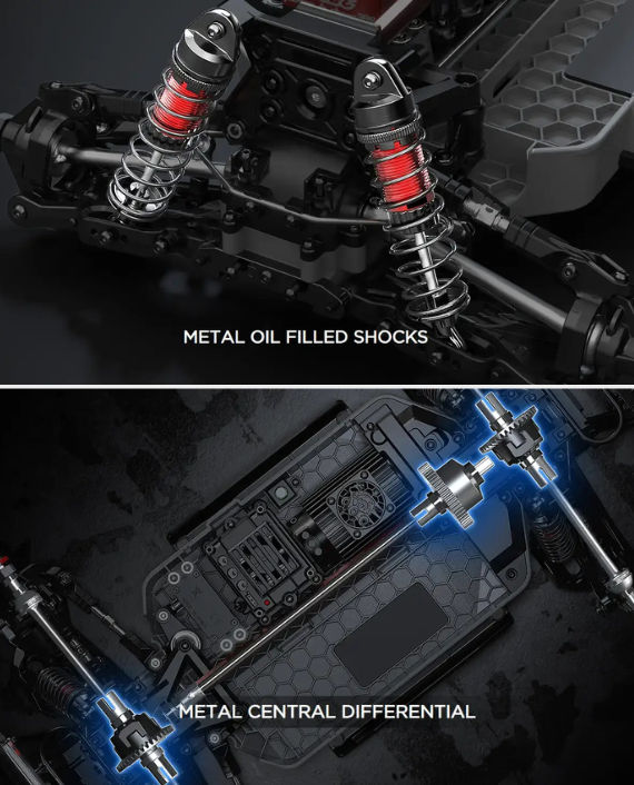 Buy MJX R/C 1/10 Brushless RC Hobby Truck (White) in Qatar ...