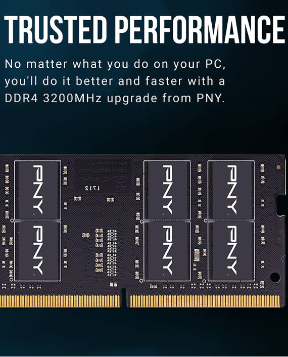 Buy PNY Performance 16GB DDR4 3200MHz Laptop RAM in Qatar - AlaneesQatar.Qa