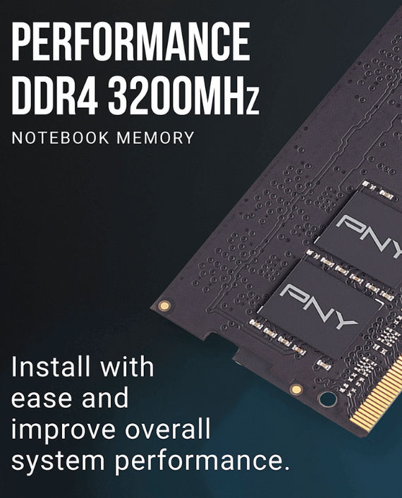 Buy PNY Performance 8GB DDR4 3200MHz Notebook Memory in Qatar - AlaneesQatar.Qa