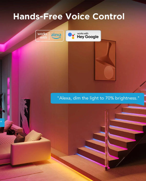 Buy Govee Strip Light S Segmented Color Control (5M) H612ABD1 - RGB in ...